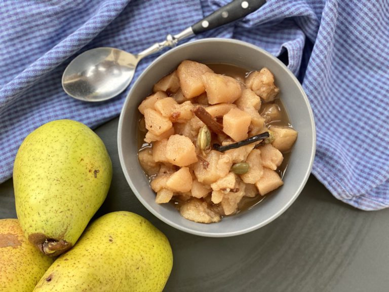 Spiced Pear Compote - May Simpkin